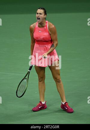 Flushing NY, USA. 09th Sep, 2023. **NO NY NEWSPAPERS** Coco Gauff ...