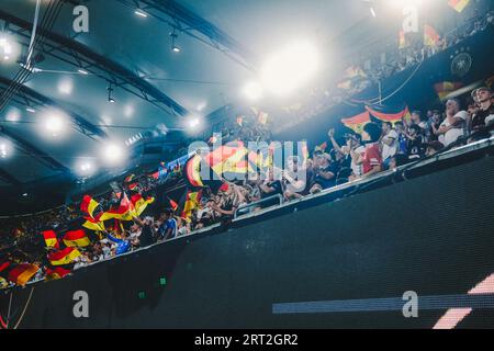 german fans during the match between -Germany vs Finland- (final score ...