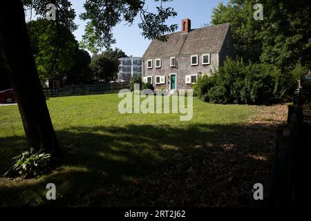 James Blake House, oldest house in Boston Massachusetts Stock Photo - Alamy