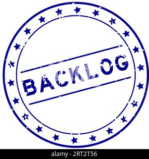 Backlog grunge rubber stamp on white background, vector illustration ...