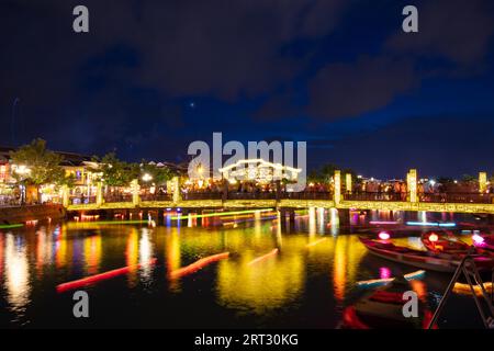 The famous Hoi An Full Moon lantern festival in Vietnam Stock Photo - Alamy