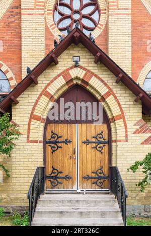 Toronto, Canada, Saint Peter's Anglican Church. Heritage building ...