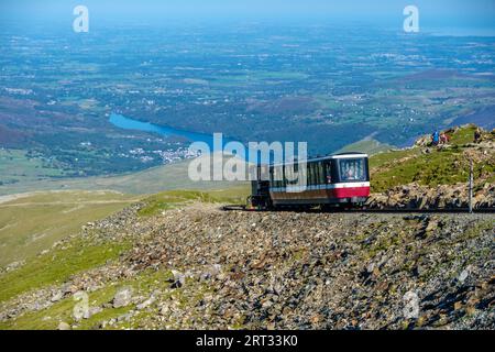 Snowdon Mountain Railway, Eryri National Park (Snowdonia), Wales, UK ...