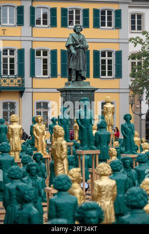 Ludwig von Beethoven figures in Bonn Stock Photo - Alamy