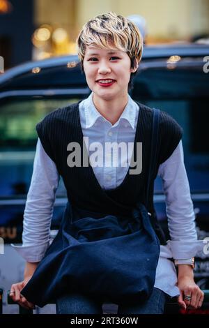 Tokyo, Japan, May 18 2019: Street life portraits of amazing fashion and ...