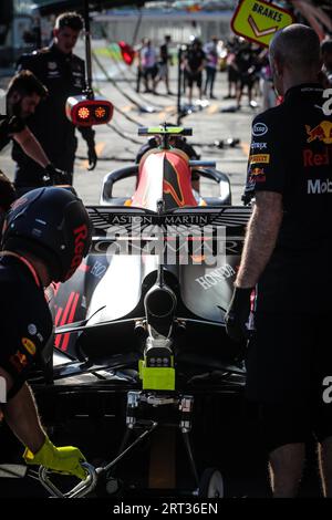 MELBOURNE, AUSTRALIA - MARCH 15: Pierre Gasly (FRA) driving for BWT ...