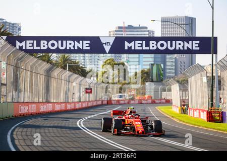 Charles Leclerc of Scuderia Mission Winnow Ferrari arrived into the ...