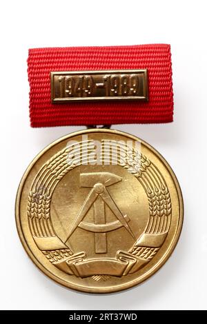 Badge, Order or Medal from the GDR Stock Photo - Alamy