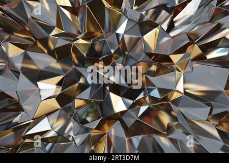 Luxury Abstract Realistic Crystals Texture with Prism Spectrum Caustic ...