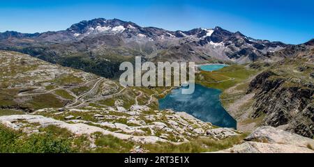 Stunning views of Lago Nivolet, Gran Paradiso National Park, Aosta ...