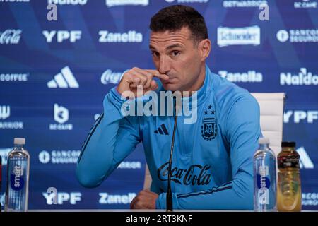 Lionel Scaloni in Press Conference Stock Photo - Alamy