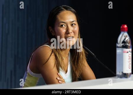 Katherine Hui of USA winner of juniors girl's championship of US Open ...