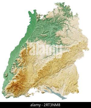 Very detailed map of Germany with lakes and rivers and three German ...