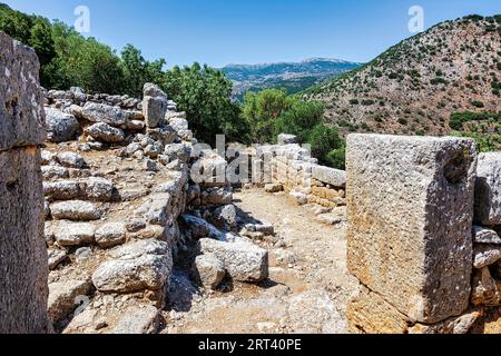 Ruins of the ancient Greek city of Lato,2500 years old near Kritsa ...