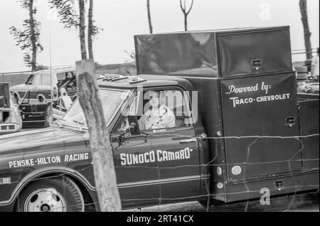 Mark Donohue in a Penske Racing AMC Javelin at the 1970 Trans Am at ...