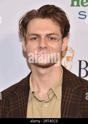 Ty Simpkins arrives at the 2023 BAFTA Tea Party, Saturday, Jan. 14 ...