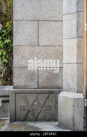 foundation stone at Balmoral Castle Stock Photo - Alamy