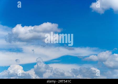 Summer blue sky cloud gradient light white background Stock Photo - Alamy