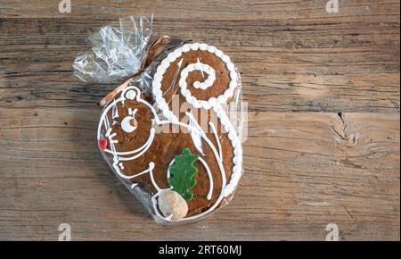 Christmas cookie on a wooden background Stock Photo - Alamy