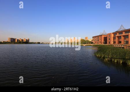 Waterfront Park Scenery, Tangshan City, China Stock Photo - Alamy