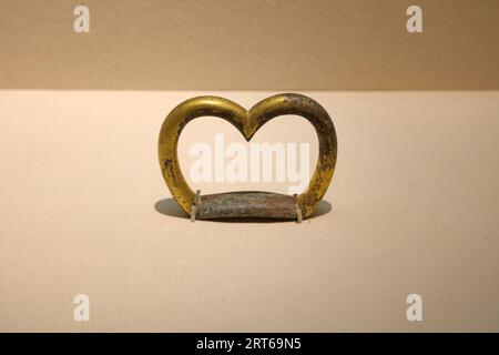 Ancient Chinese copper artifacts, unearthed cultural relics Stock Photo ...