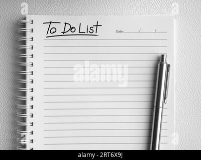 To do list concept. "to do list," handwritten text font with underline ...