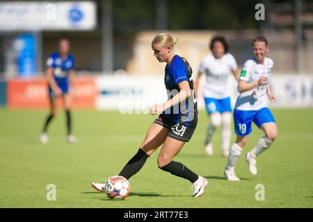 Koege, Denmark. 09th, September 2023. Cornelia Kramer (20) of HB Koege ...