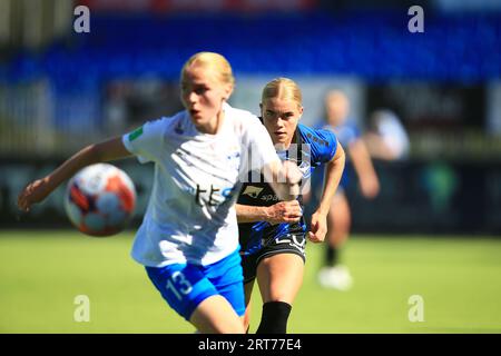 Koege, Denmark. 09th, September 2023. Cornelia Kramer (20) of HB Koege ...