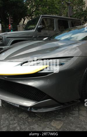 nice fast car in Paris Stock Photo - Alamy