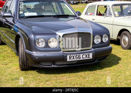 Wroxham, Norfolk, UK – September 10 2023. Classic Mini Cooper with a ...
