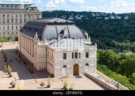The rebuilt Royal Riding Hall in the Buda Castle District of Budapest ...