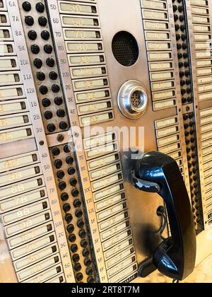 new classic house, interior, empty room with wooden floor Stock Photo ...