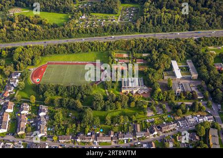 Luftbild, Hauptschule Geschwister Scholl Vorhalle, Vorhalle, Hagen ...