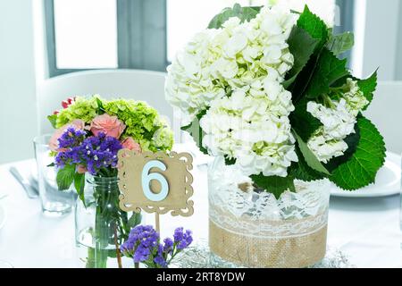 Reception Of Social Events; Tables Decorated For Events: Parties ...