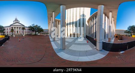 360° view of 360 equirectangular photo of the Florida State Capitol ...