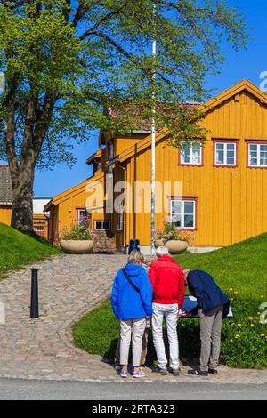 Skansen historic house, Tromso, Troms og Finnmark, Norway Stock Photo ...