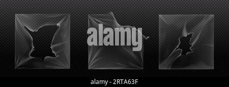 Plastic shrink texture of vinyl album cover bag. Cd record square frame ...