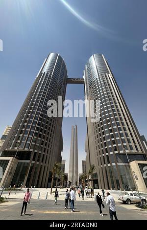 (230912) -- CAIRO, Sept. 12, 2023 (Xinhua) -- This photo taken on Sept ...