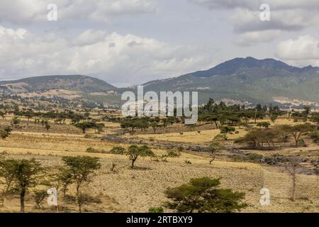 Landscape south of Addis Ababa, Ethiopia Stock Photo - Alamy