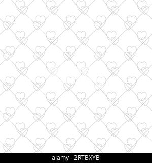 Continuous one line drawing of crossing hand on chest with heart shaped ...