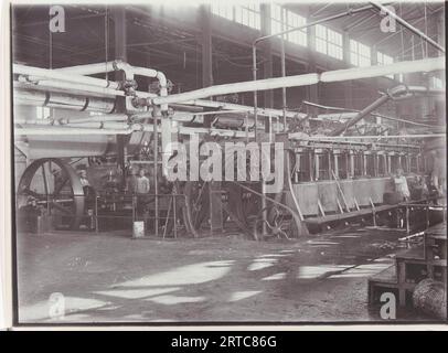 Interior of the factory at the sugar company Java , former Dutch East ...