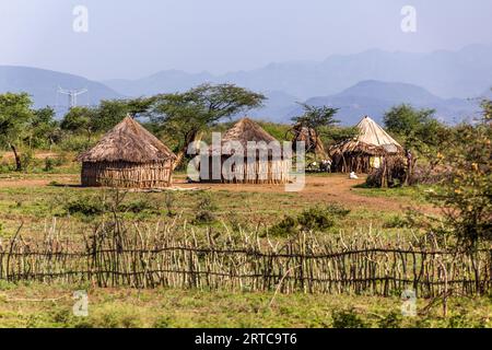 Village near Konso town, Ethiopia Stock Photo - Alamy