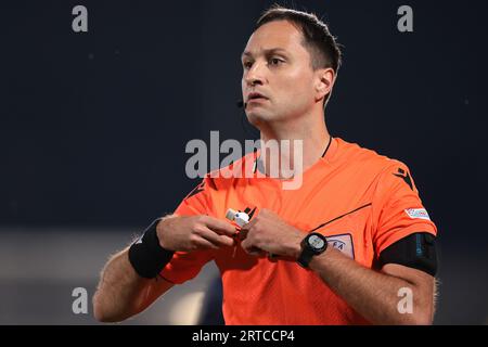 Serravalle, Italy, 10th September 2023. The Referee Mykola Balakin of ...