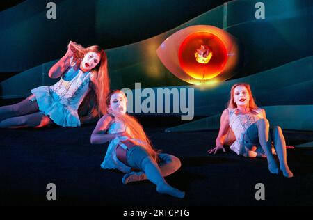 the Rhinemaidens in DAS RHEINGOLD by Wagner at the The Royal Opera ...