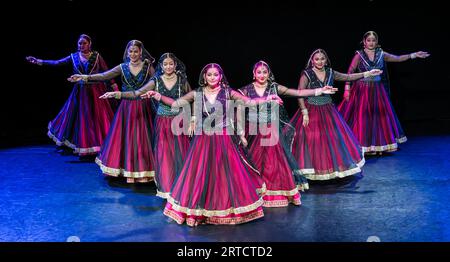 Lok Chhanda Indian dancers perform swirling dance at Edinburgh Festival ...