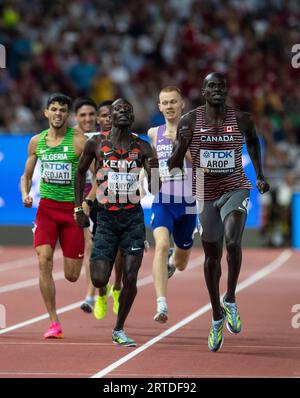 Marco Arop of Canada competing in the men’s 800m race at the Novuna ...