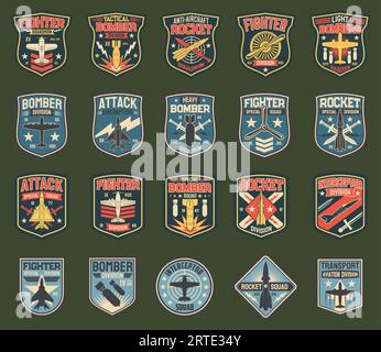 Military chevrons vector icons, army stripes for sniper squad, infantry ...