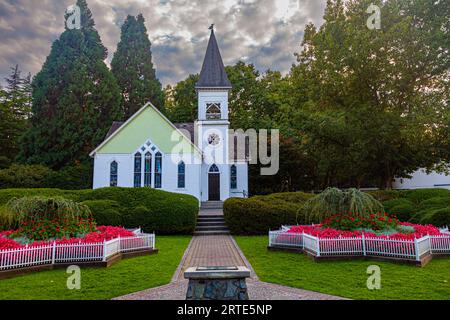 Minoru Chapel, Minoru Park, Richmond, British Columbia, Canada Stock ...