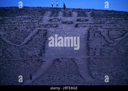 Atacama Giant, a 282 feet tall geoglyph, in Cerro Unita of the Atacama ...