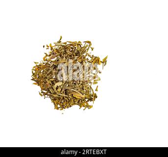 Ruta graveolens - Pile of dry rue leaves Stock Photo - Alamy